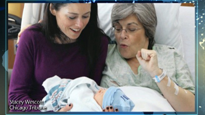 Surrogate Grandmother Woman Gives Birth To Her Own Grandson At 61