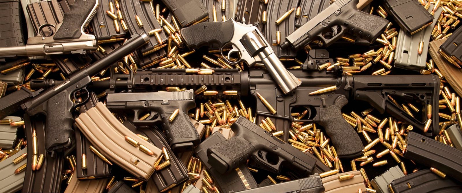 Pile Of Gun Magazines